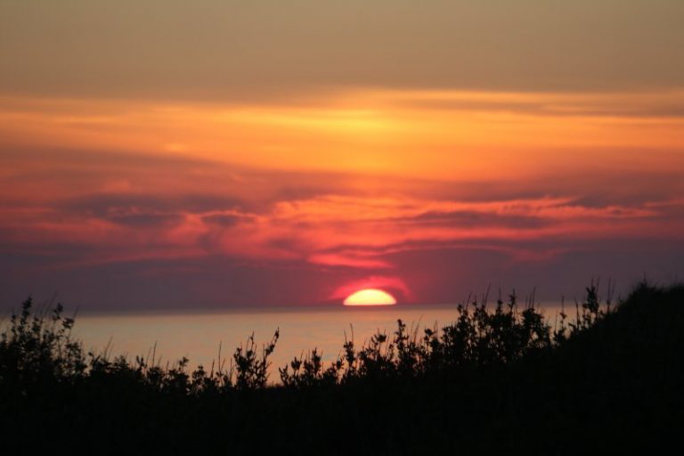 The best beaches at the North Sea coast of Jutland Denmark