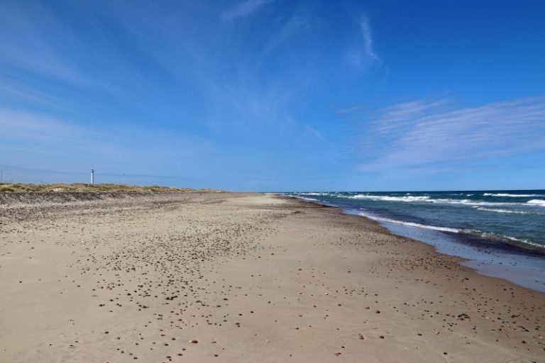 Beaches around Skagen in Denmark